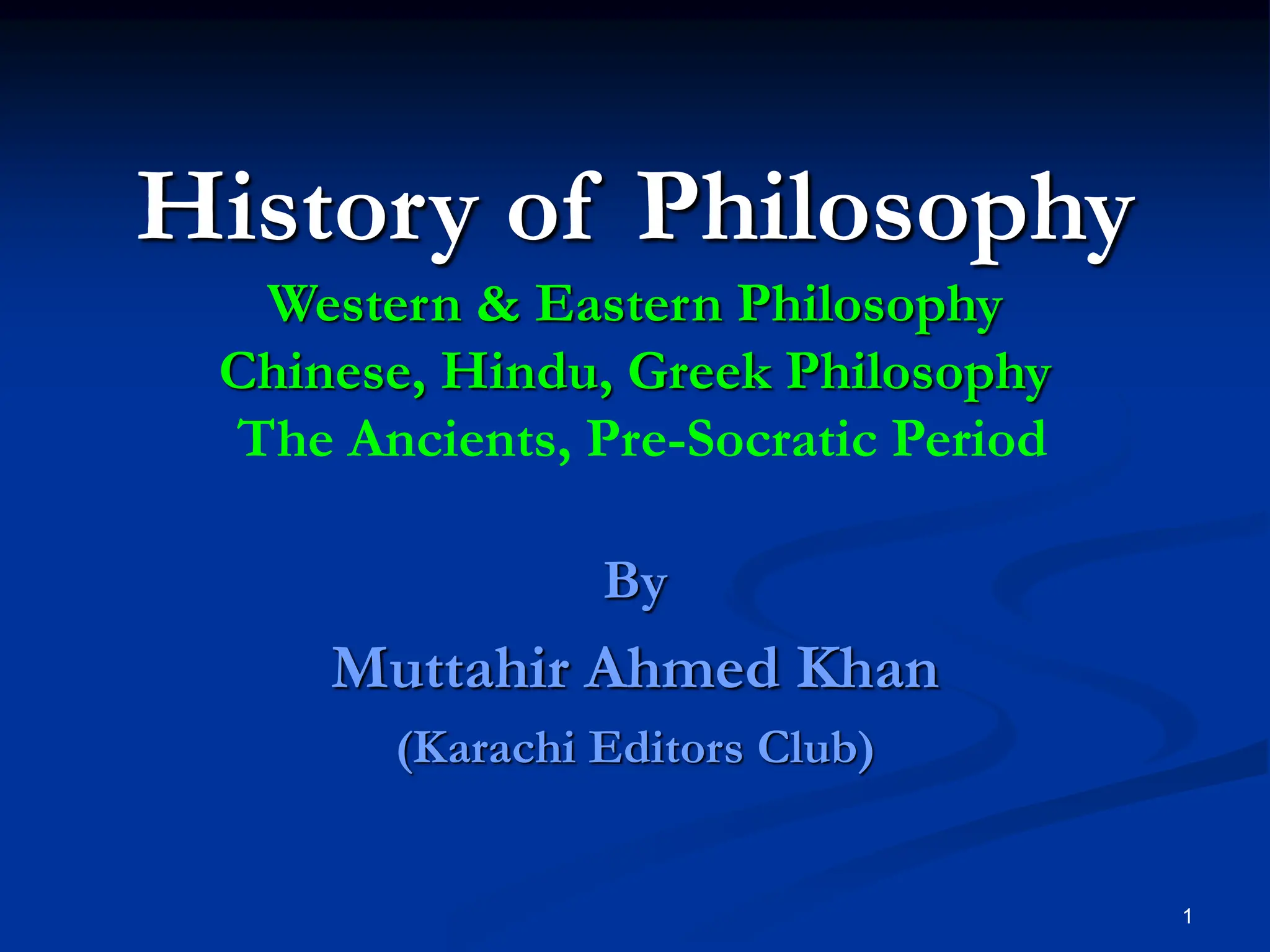 History of Philosophy Esatern and Western.ppt