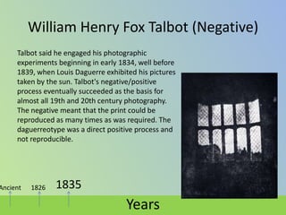 History of photography | PPTX