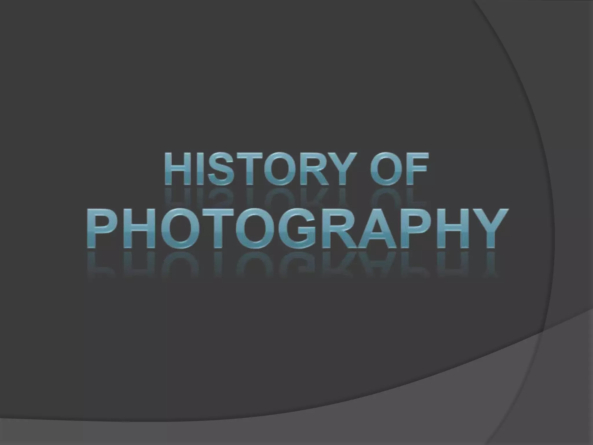 History of photography | PPT