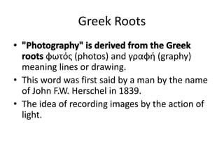 History of photography | PPTX