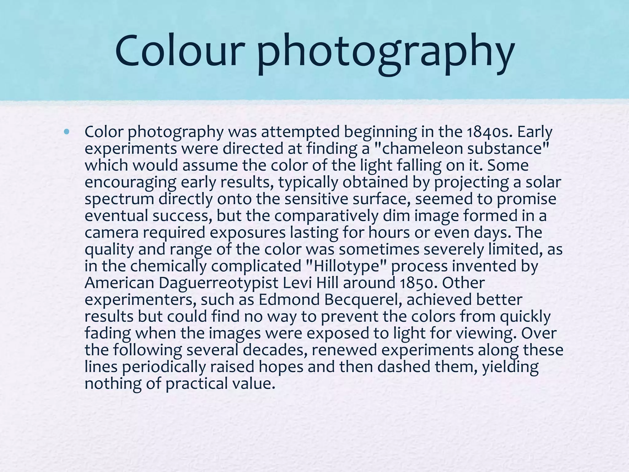 History of photography | PPTX