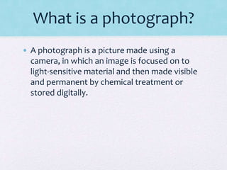 History of photography | PPTX