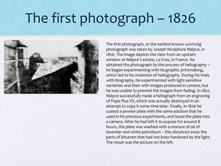 History of photography | PPTX