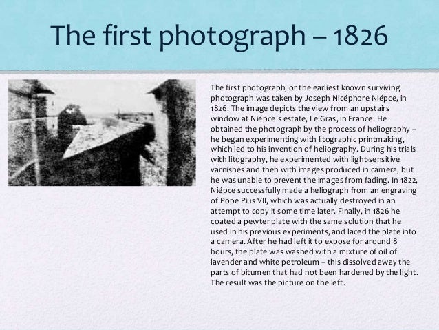 History of photography