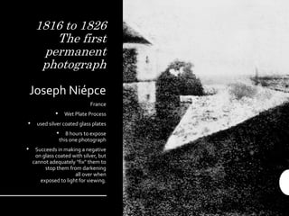 History of photography | PPTX