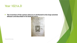 The History of Photography: From Camera Obscura to Digital Revolution ...
