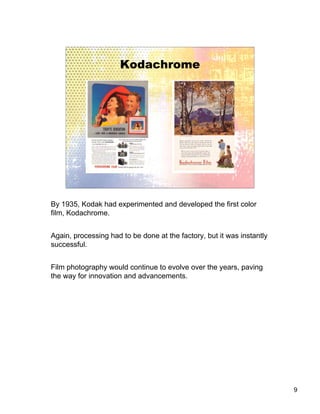 History of photography-notes | PDF