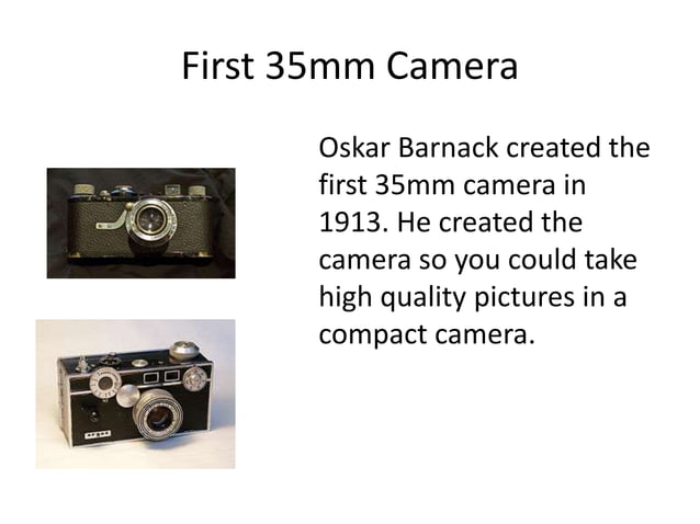 History of photography powerpoint | PPTX | Cameras and Camcorders ...