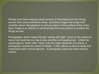 History of photography ppt | PPT