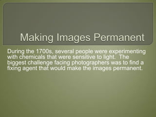 History of photography ppt | PPT