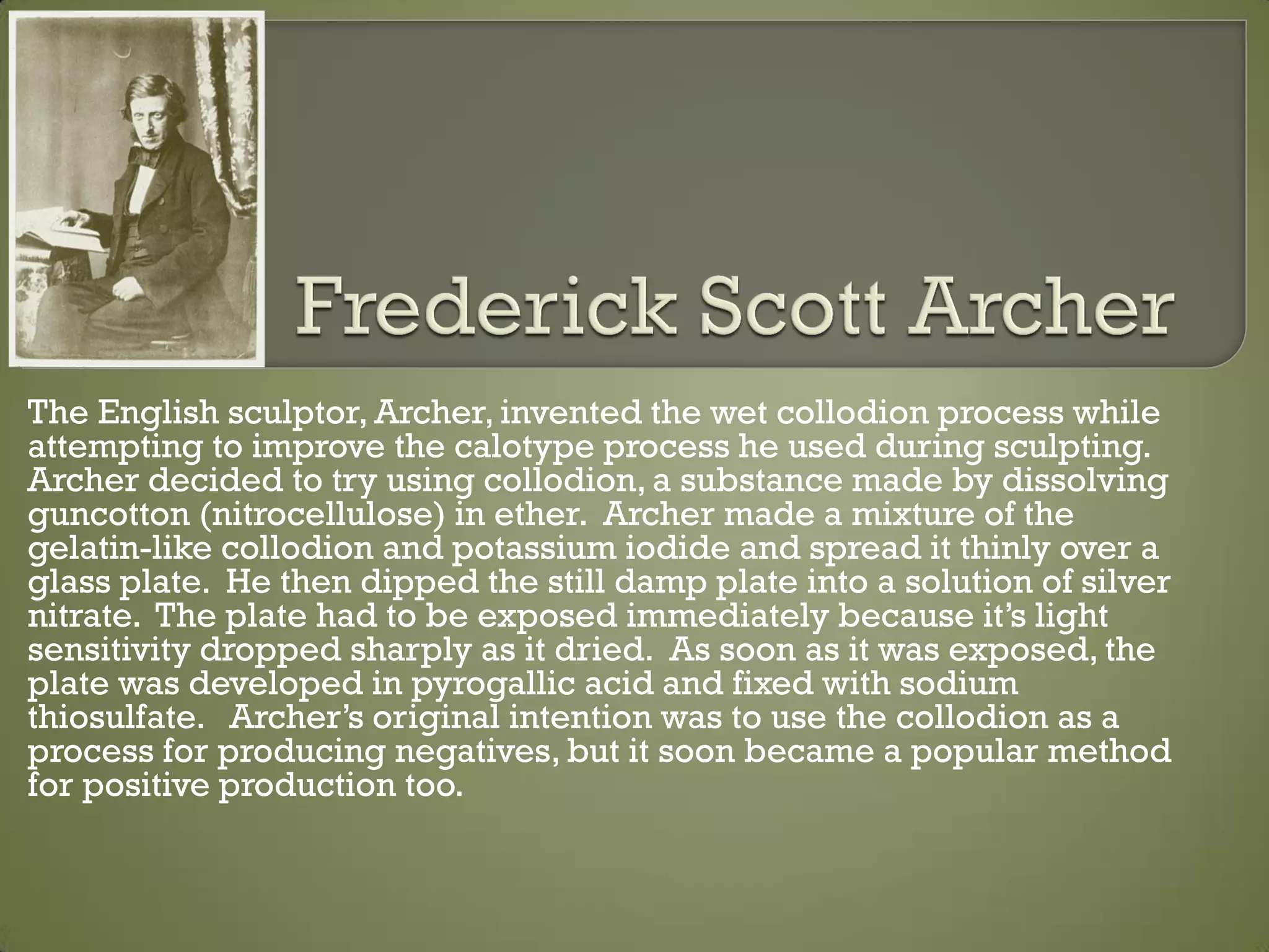 History of photography ppt | PDF