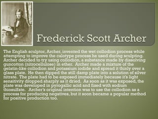 History of photography ppt | PDF