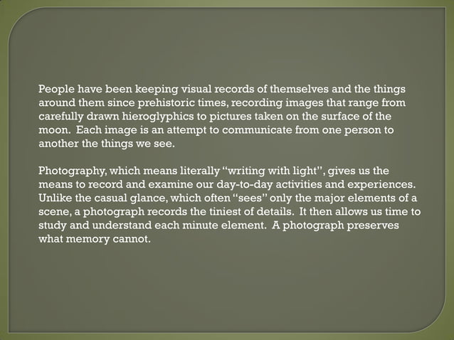History of photography ppt | PDF