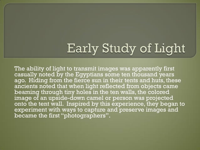 History of photography ppt | PDF