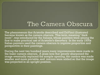 History of photography ppt | PDF