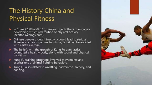 History of physical fitness in asian culture | PPTX | Fitness and ...