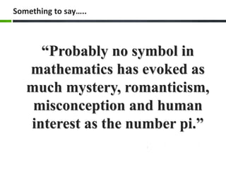 History of pi | PPTX