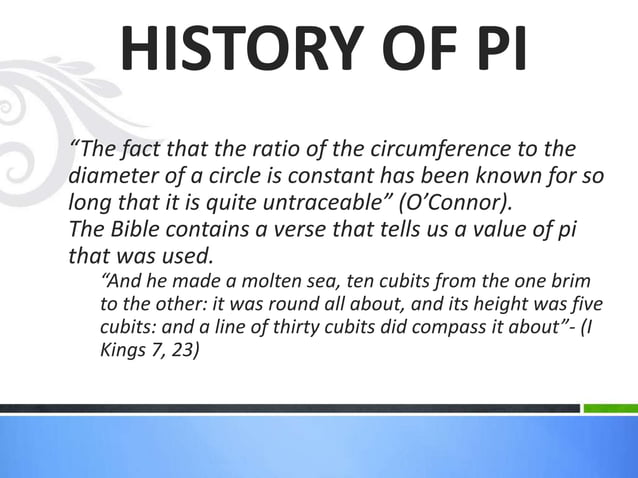 History of pi | PPTX | Physics | Science