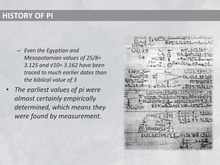 History of pi | PPTX