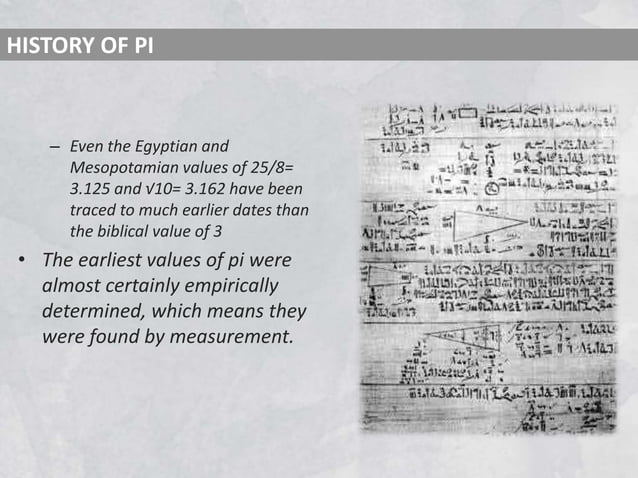 History of pi | PPTX | Physics | Science