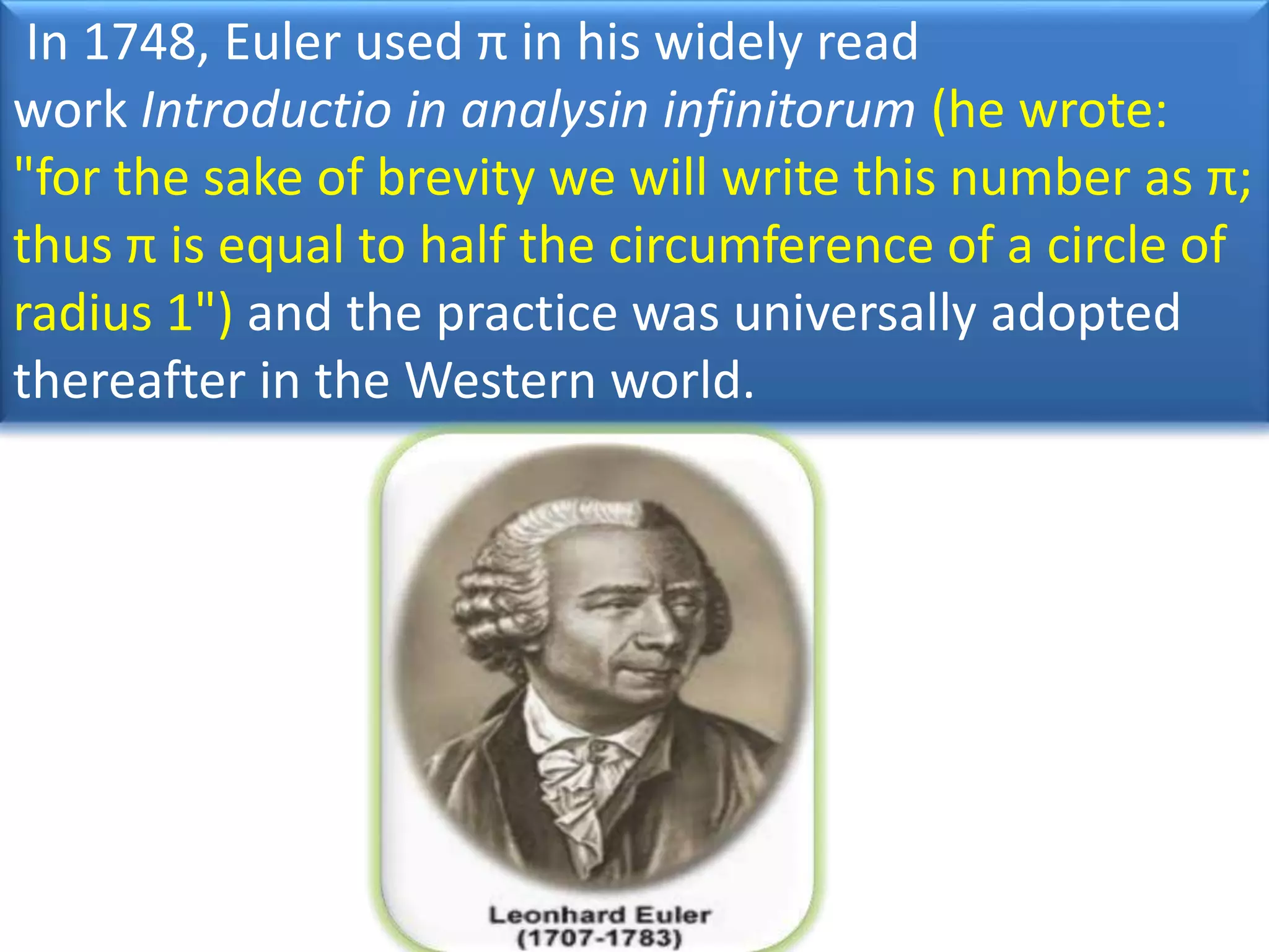 History of pi | PPTX