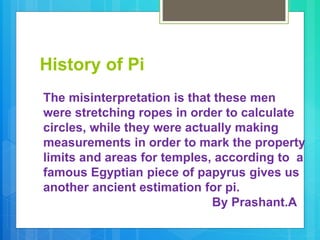 History of pi | PPTX | Physics | Science