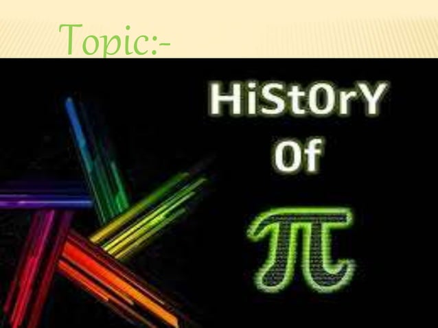 History of pi | PPT