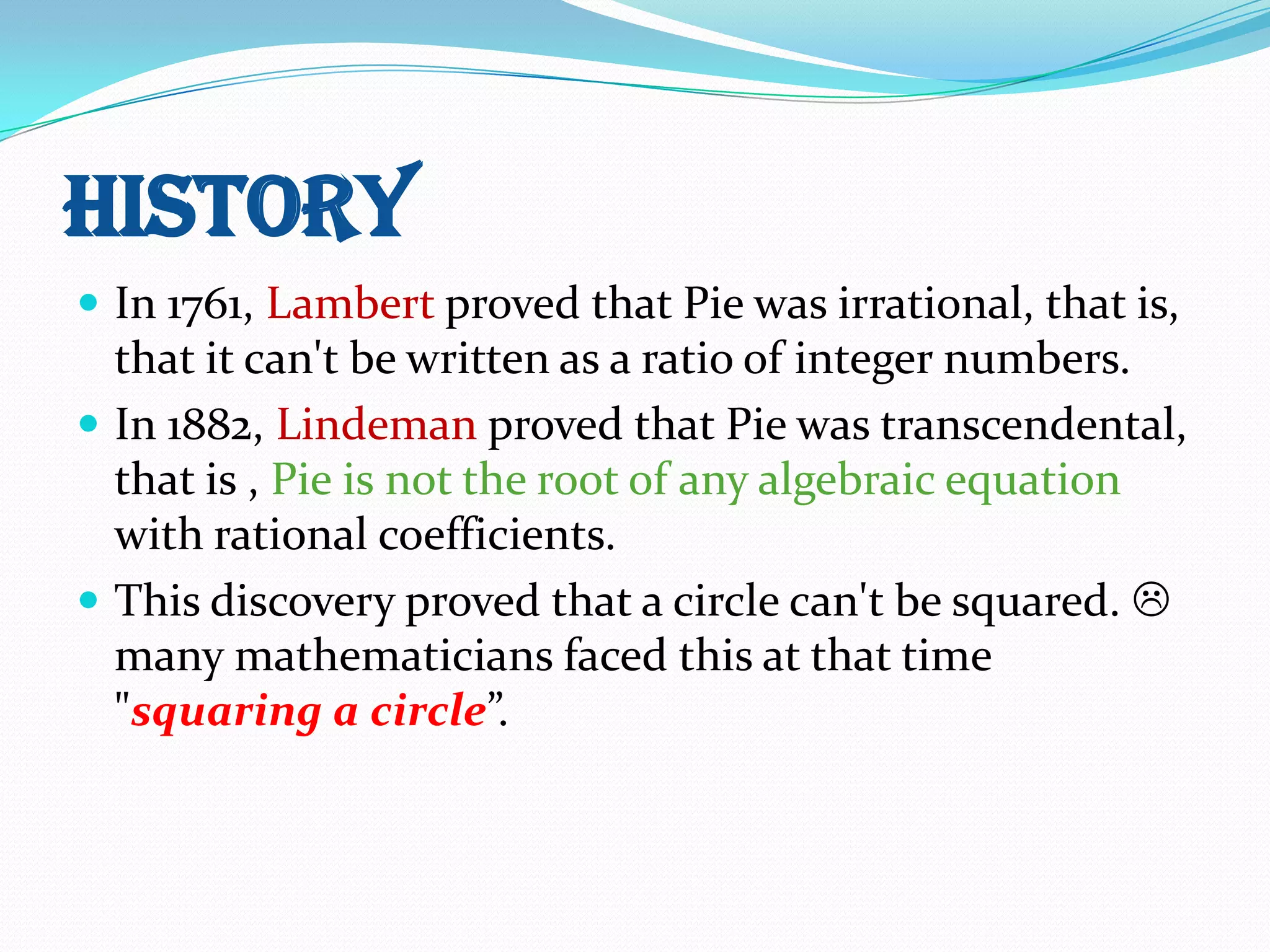 History of pie | PPTX