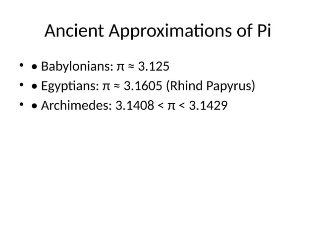 History_of_Pi_Presentation.pptx Mathematics | PPTX
