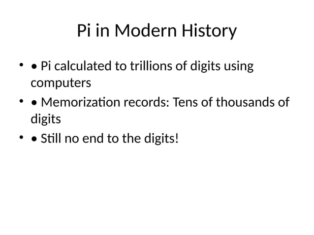 History_of_Pi_Presentation.pptx Mathematics | PPTX