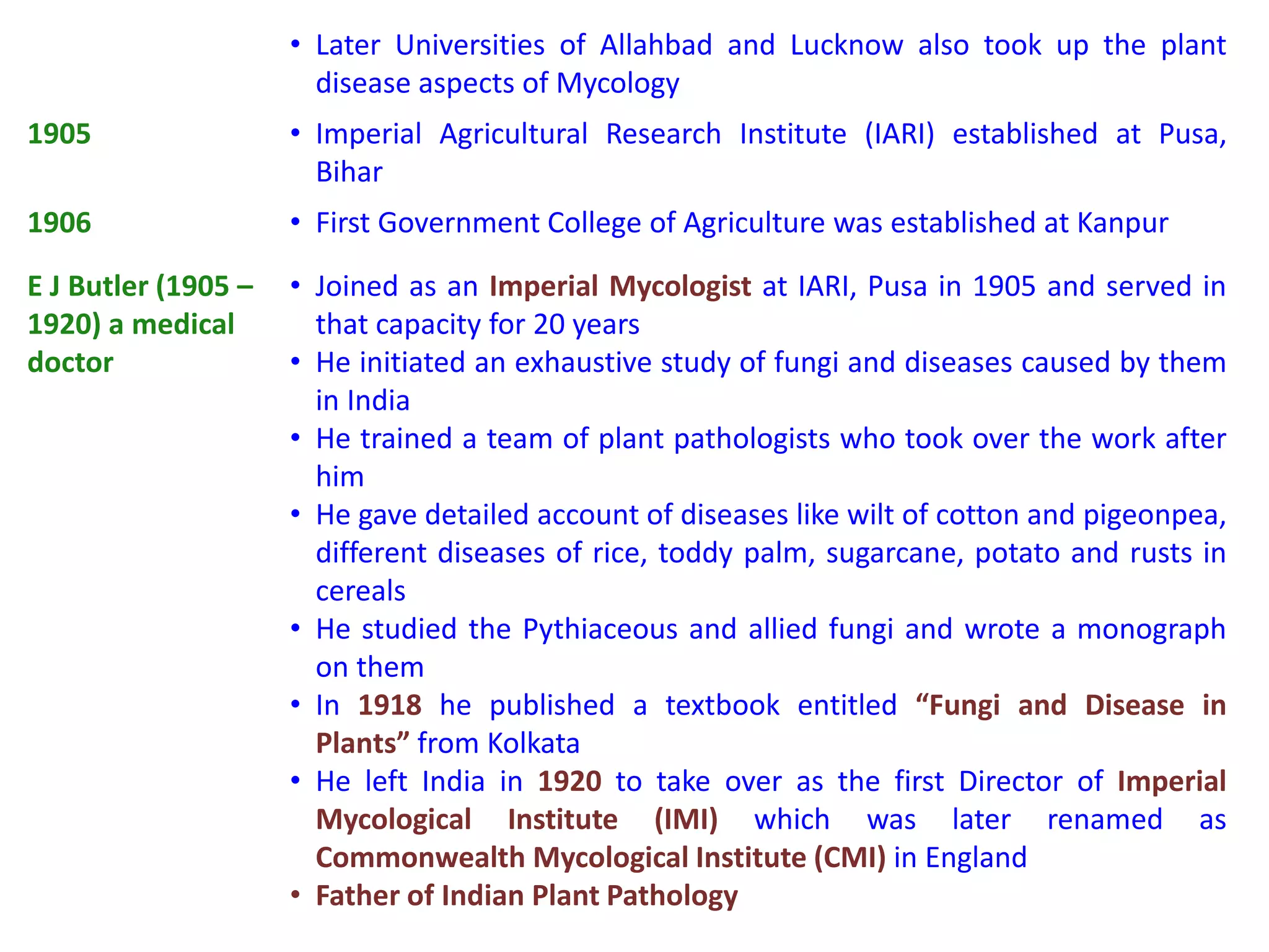 History of plant pathology | PPTX