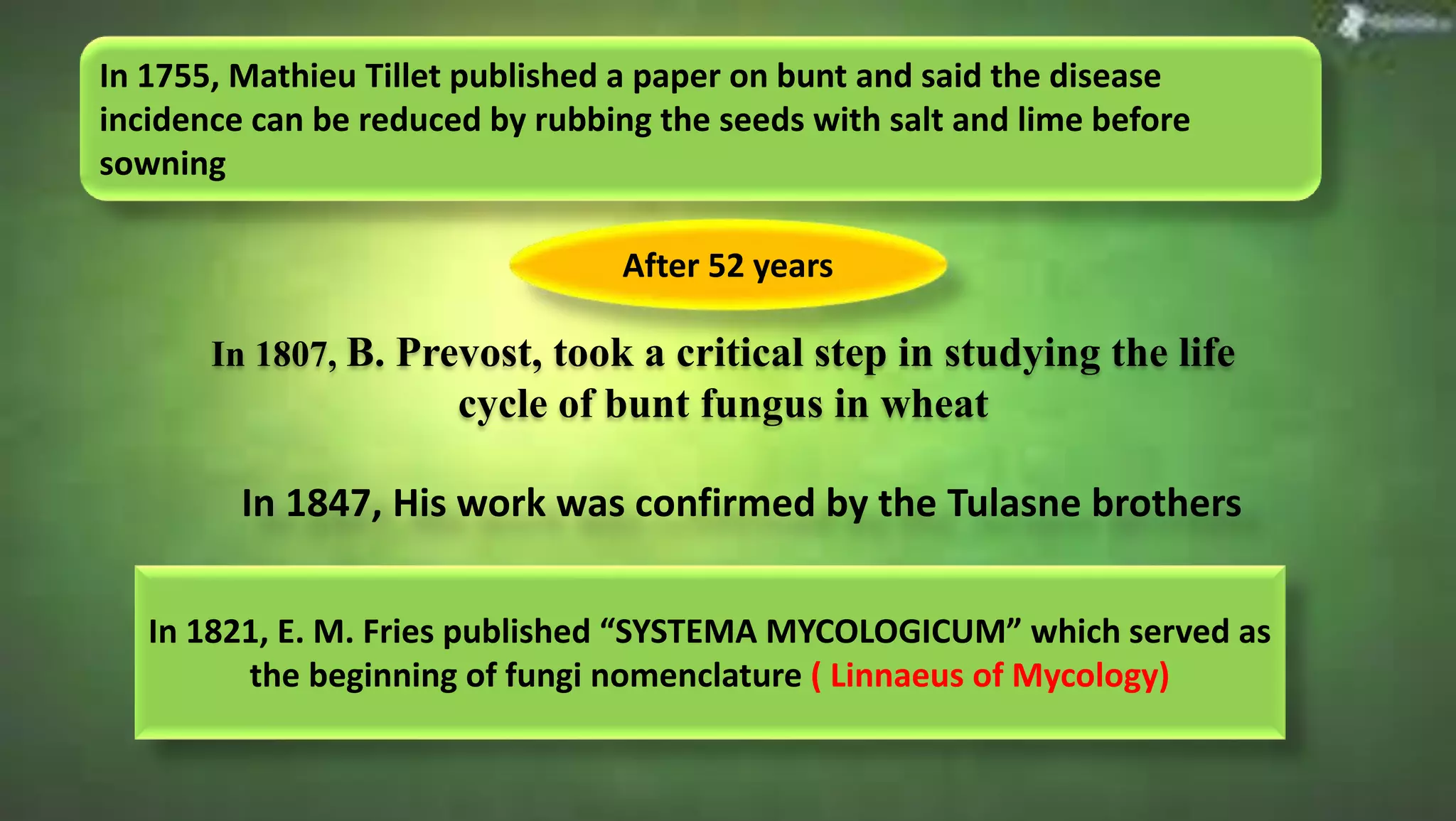 History of plant pathology | PPTX