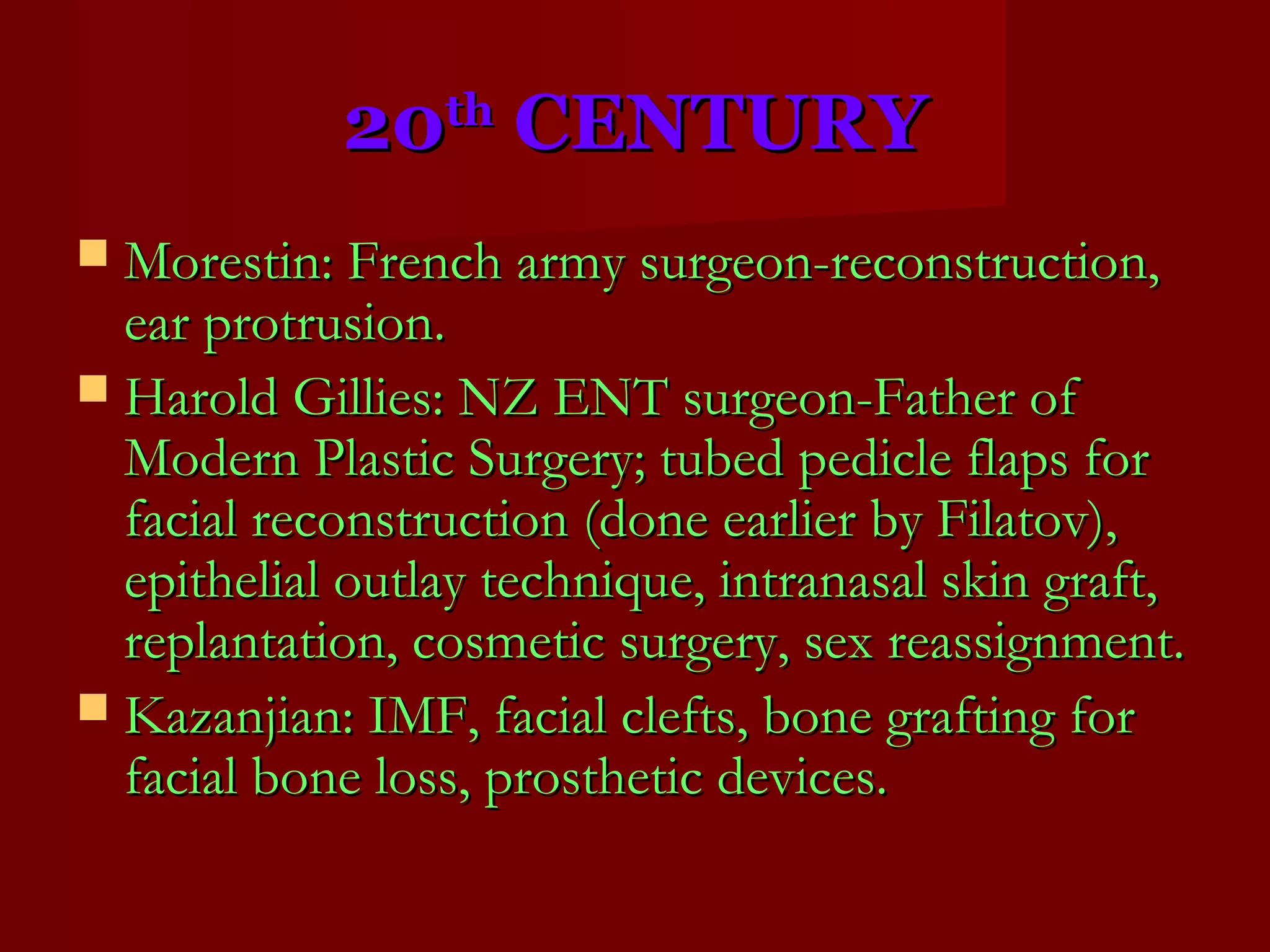 Historyofplasticsurgery | PPT
