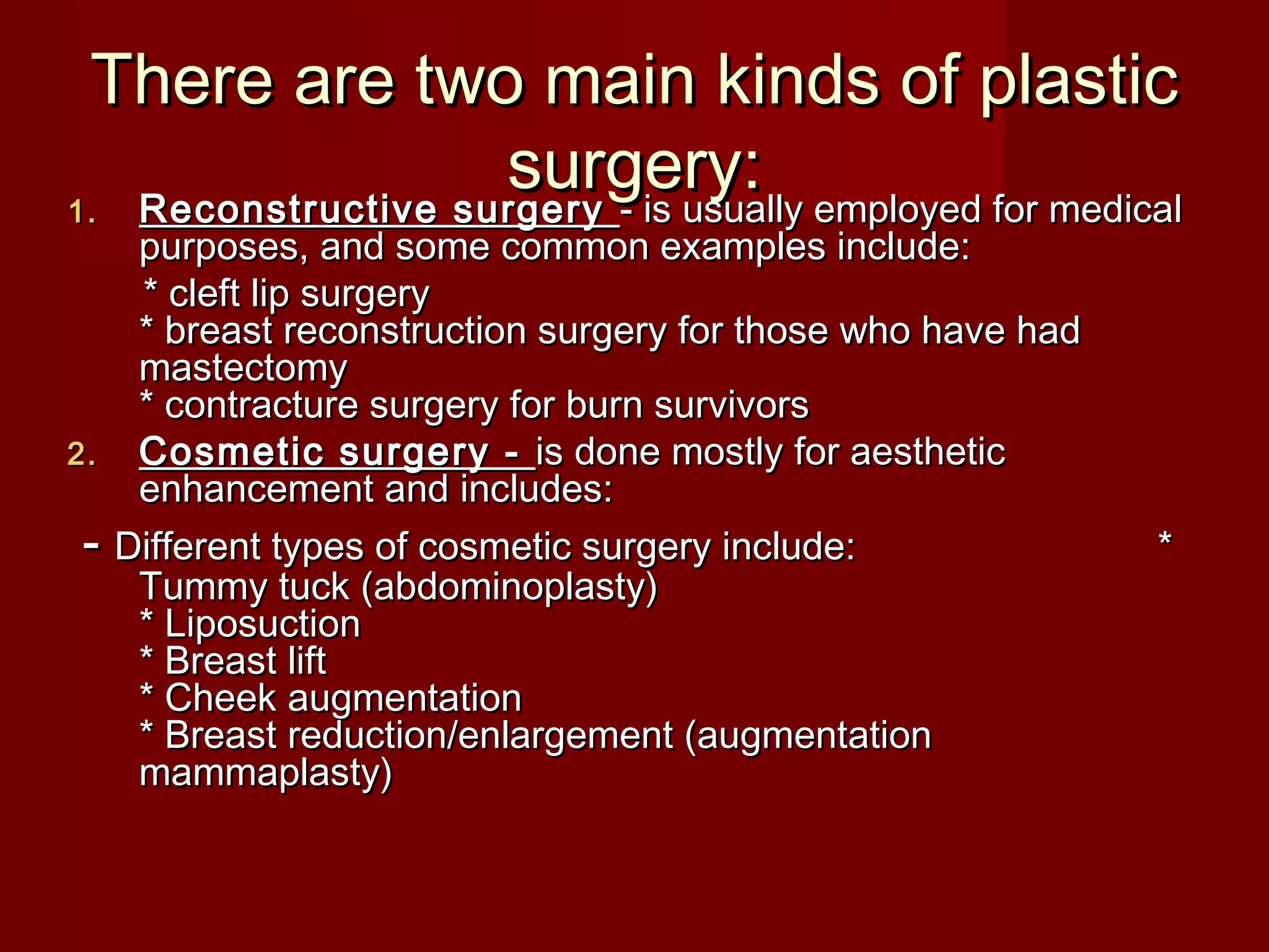Historyofplasticsurgery | PPT
