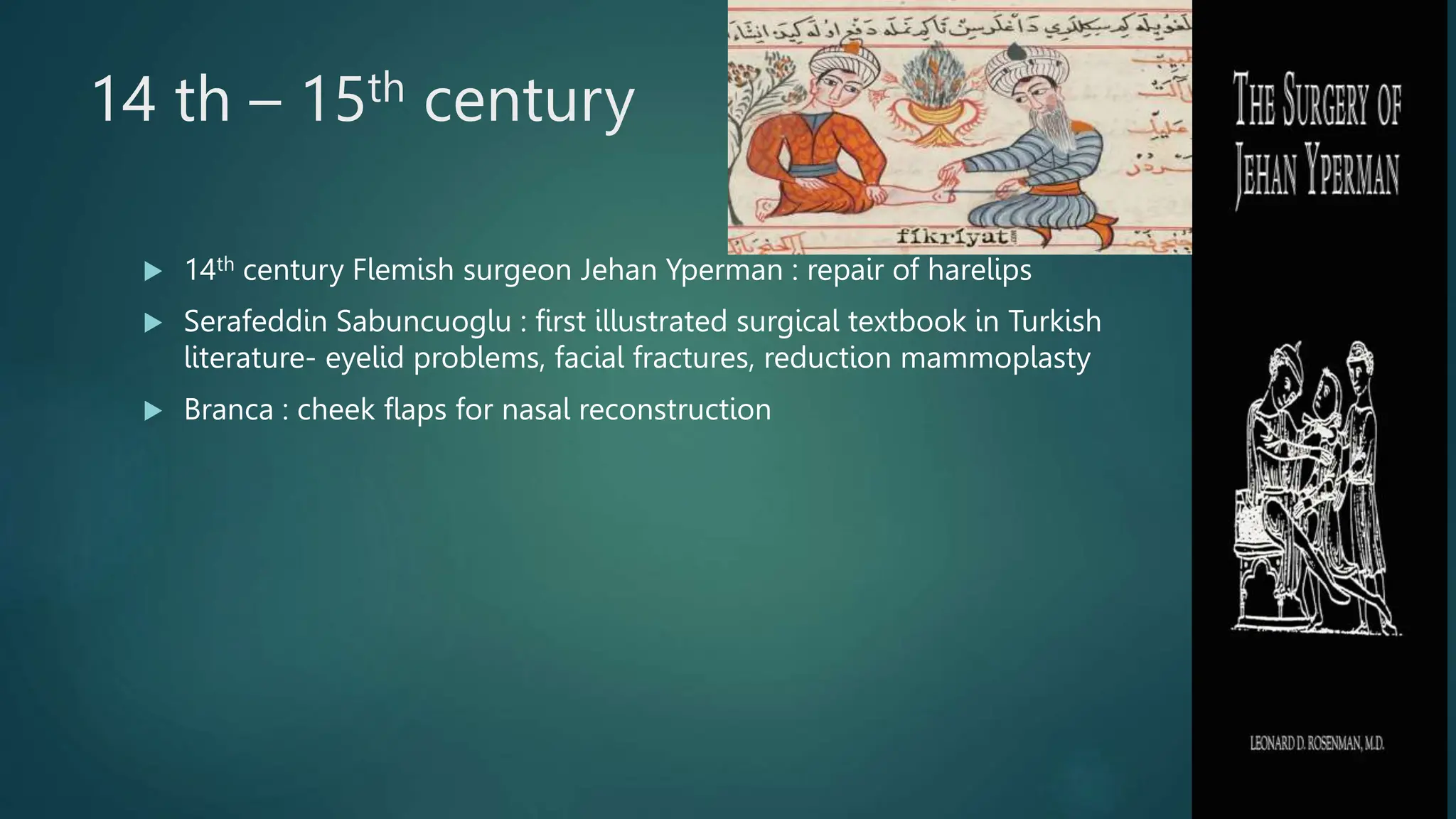 history of plastic surgery.pptx is brief history throh various ...