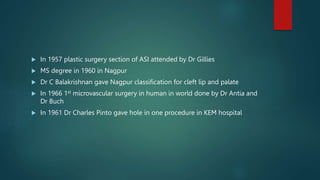history of plastic surgery.pptx is brief history throh various ...