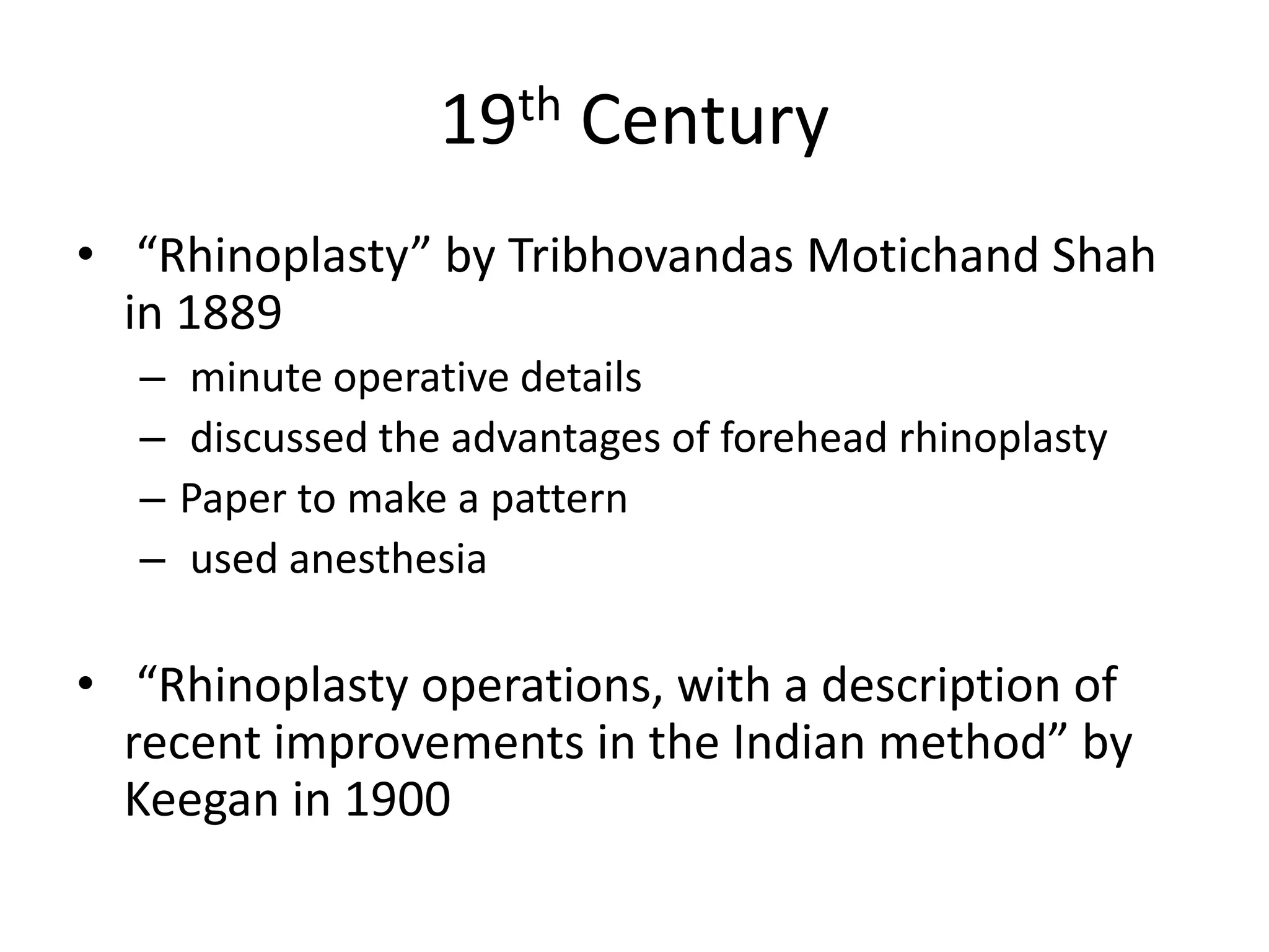 History of plastic surgery in india | PPTX