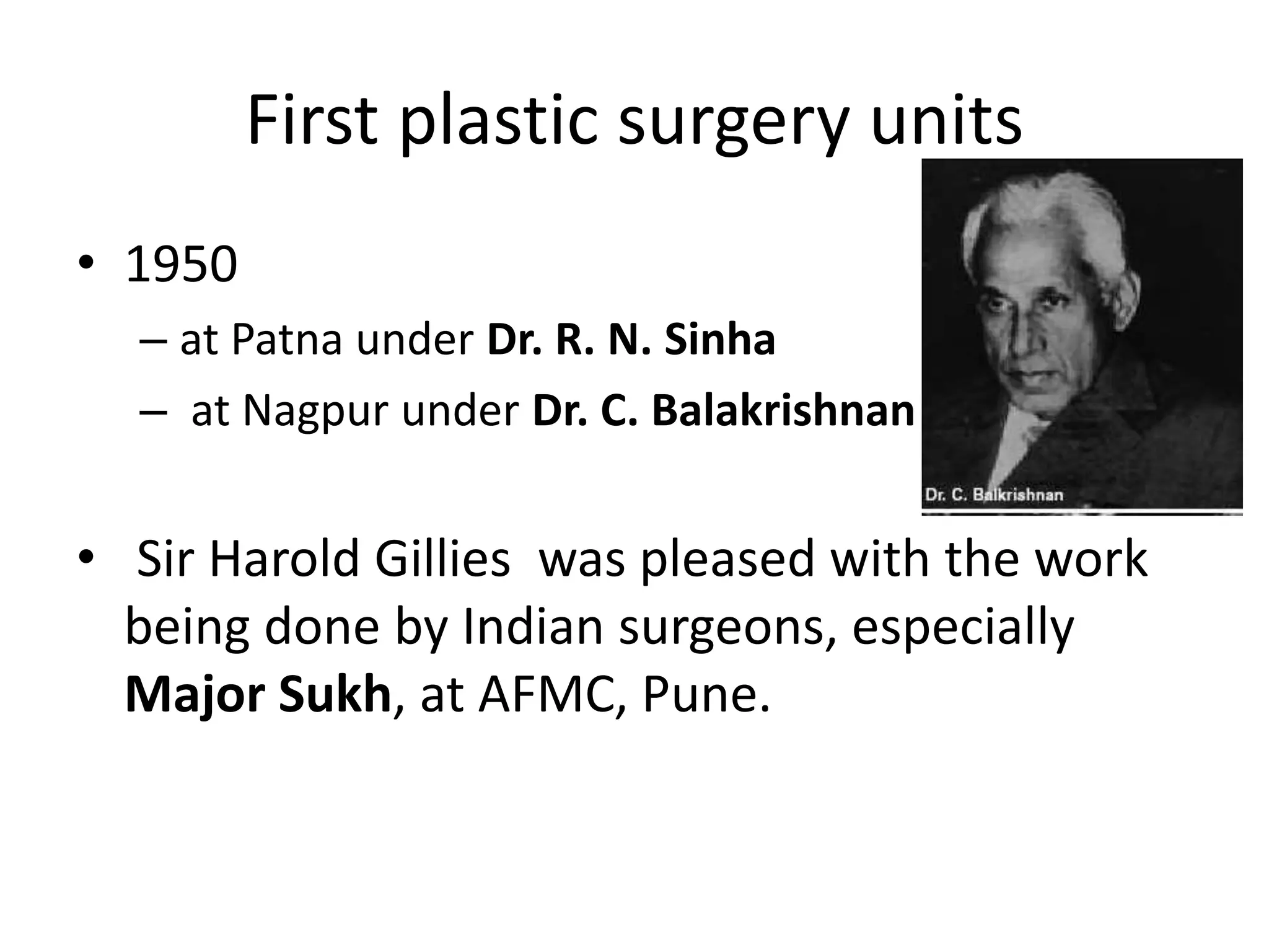 History of plastic surgery in india | PPTX