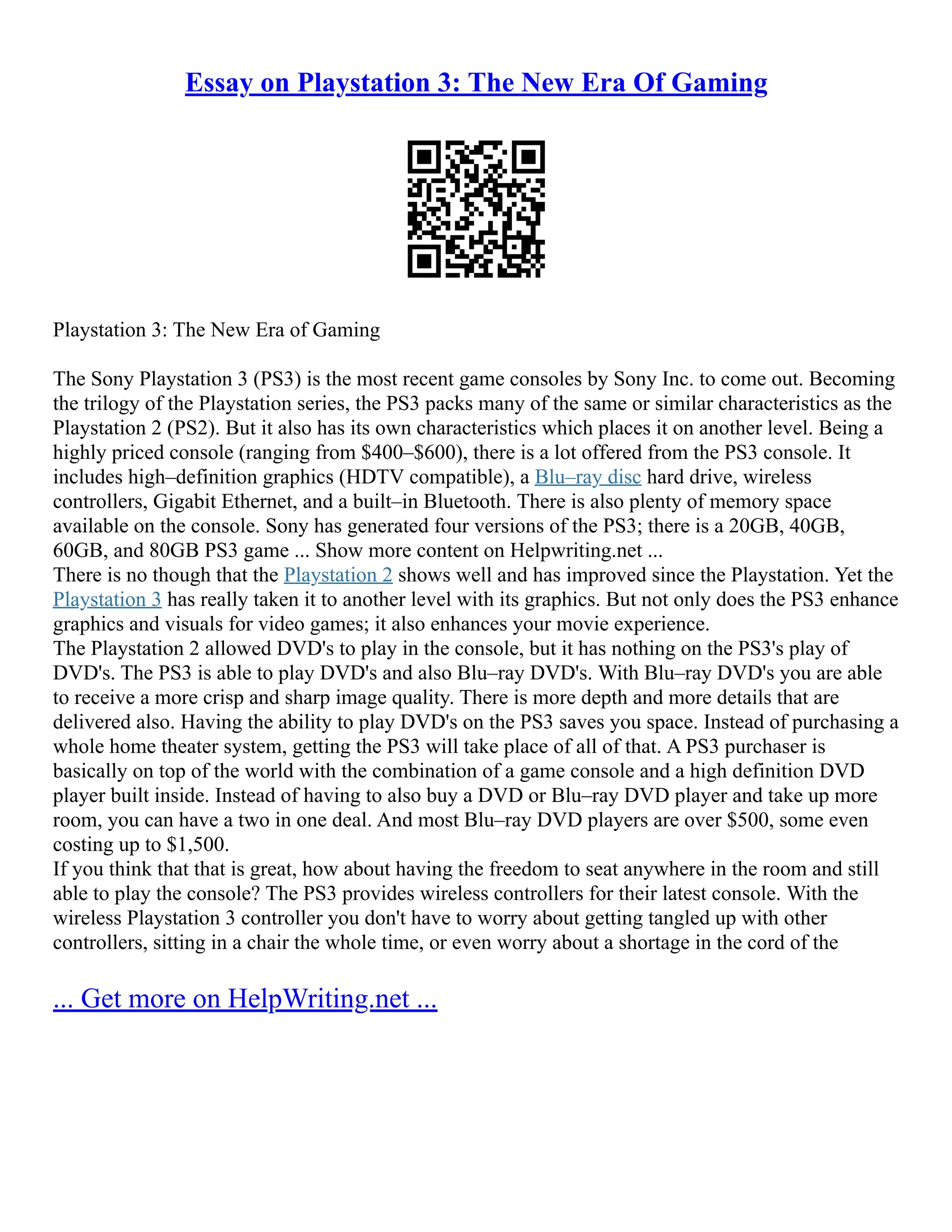 History Of Playstation | PDF