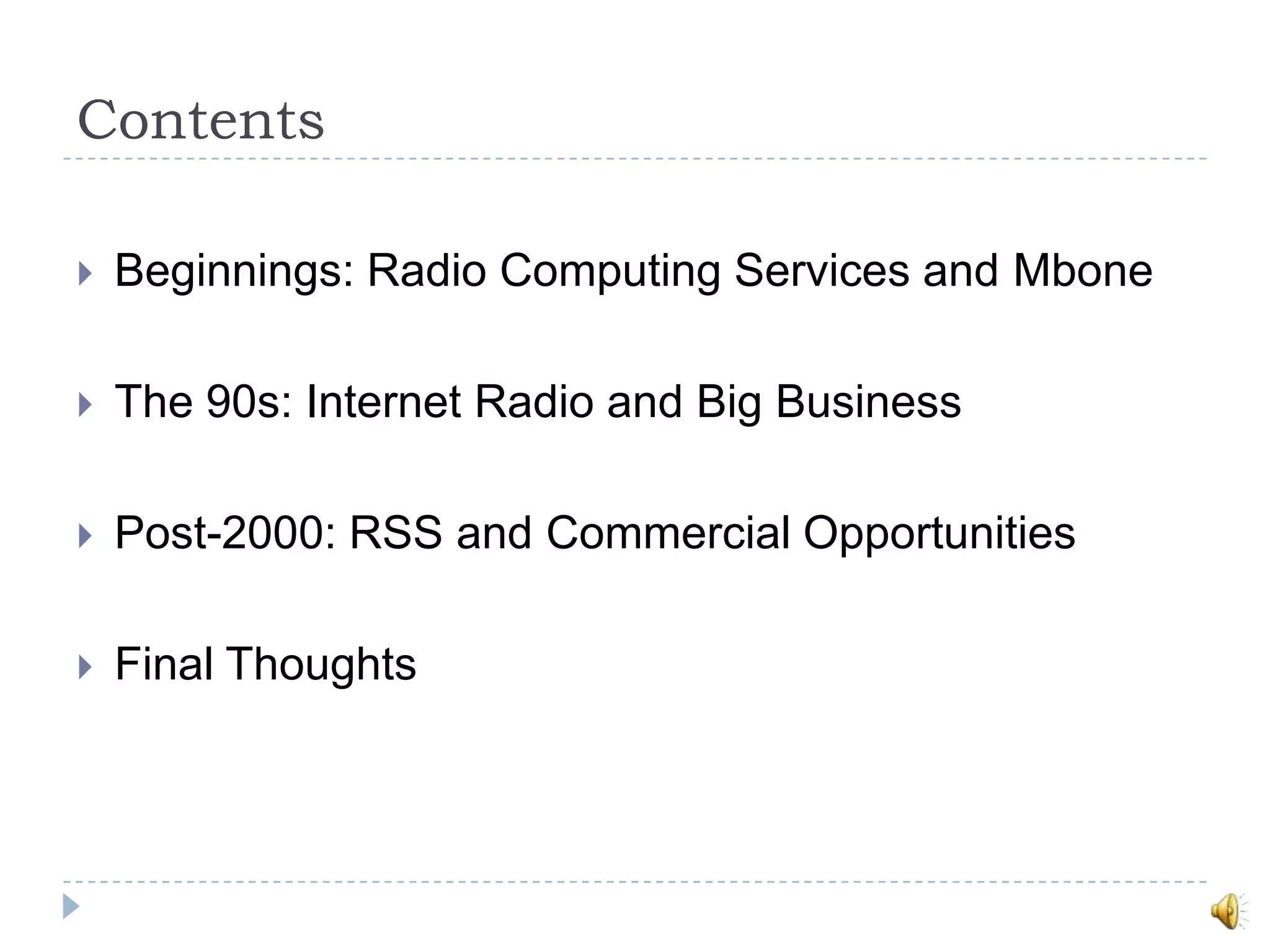 History of podcasting | PPTX