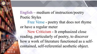 History of Poetry - 2nd Day.ppt