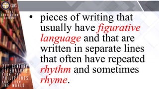 History of Poetry - 2nd Day.ppt