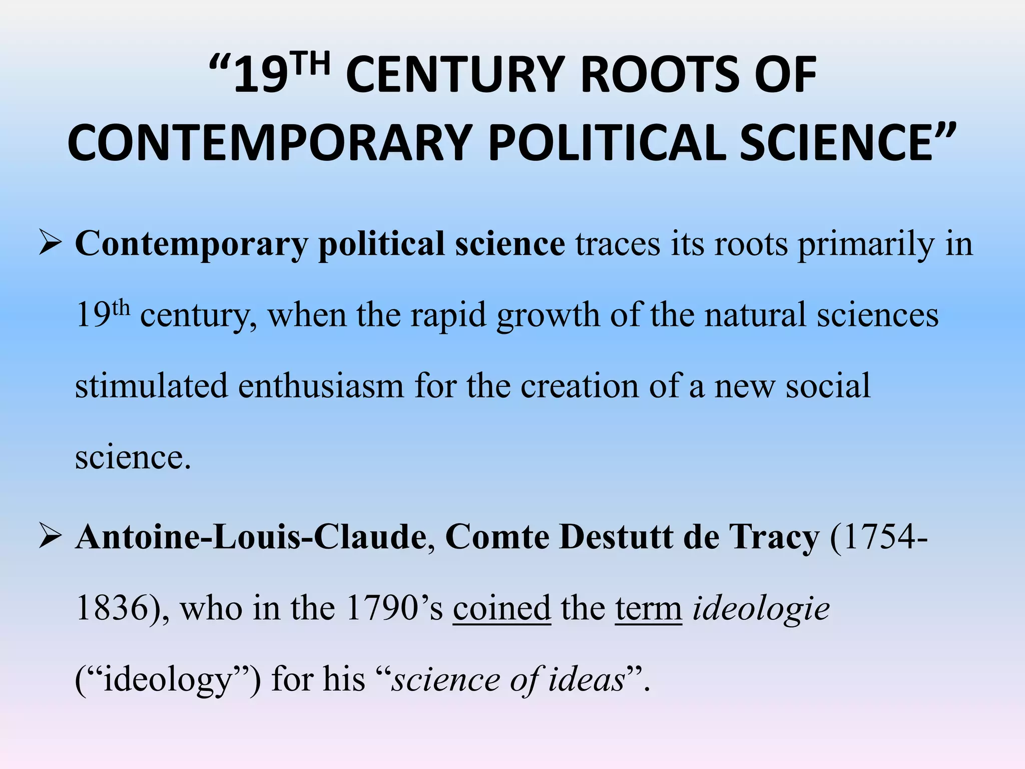 History of political science | PPTX