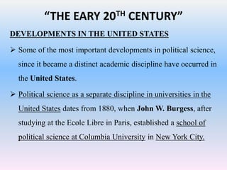 History of political science | PPTX