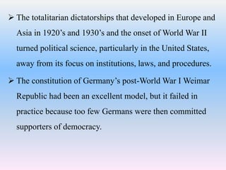 History of political science | PPTX