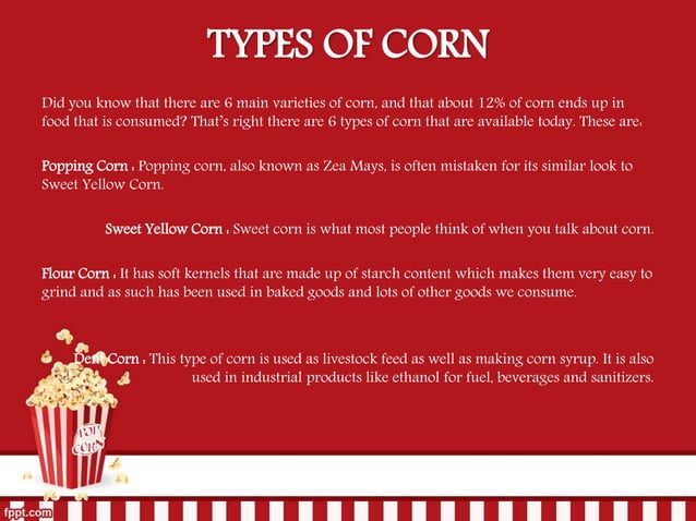 History of popcorn | PPTX | Nutrition | Healthy Living