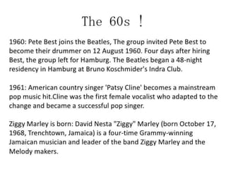 History of popmusic | PPT