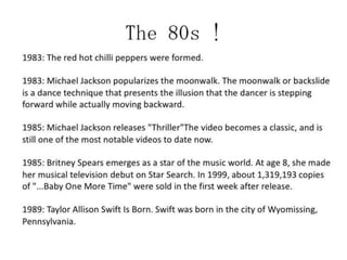 History of popmusic | PPT