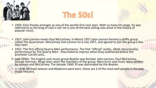 History of pop music | PPTX