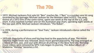 History of pop music | PPTX
